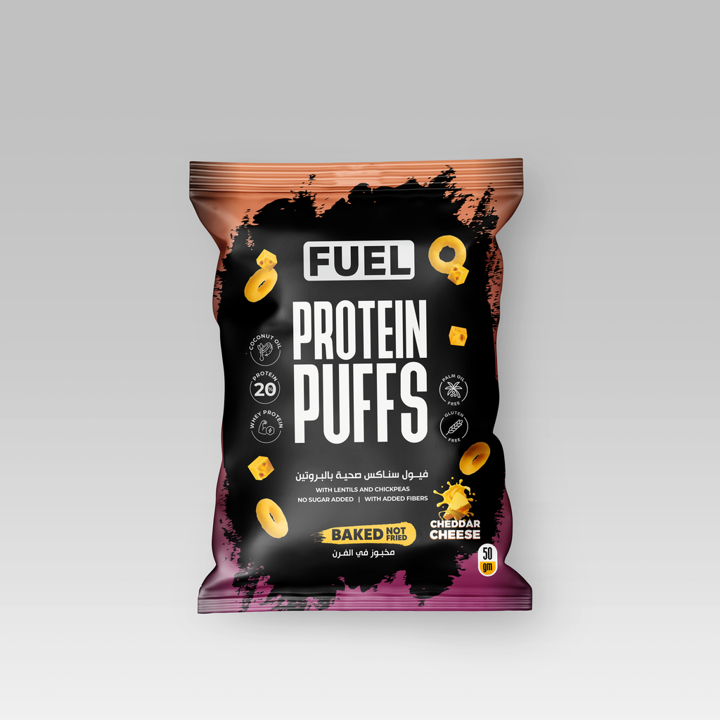 FUEL Protein Puffs - Cheddar Cheese 50gm | Nutrifits